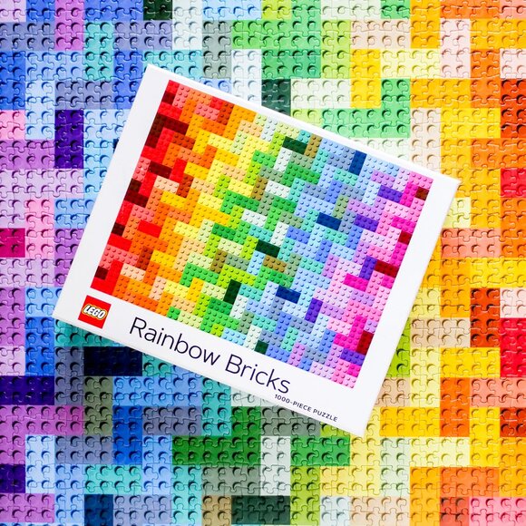 Lego | Other | Lego Rainbow Bricks 00 Piece Jigsaw Puzzle | Poshmark